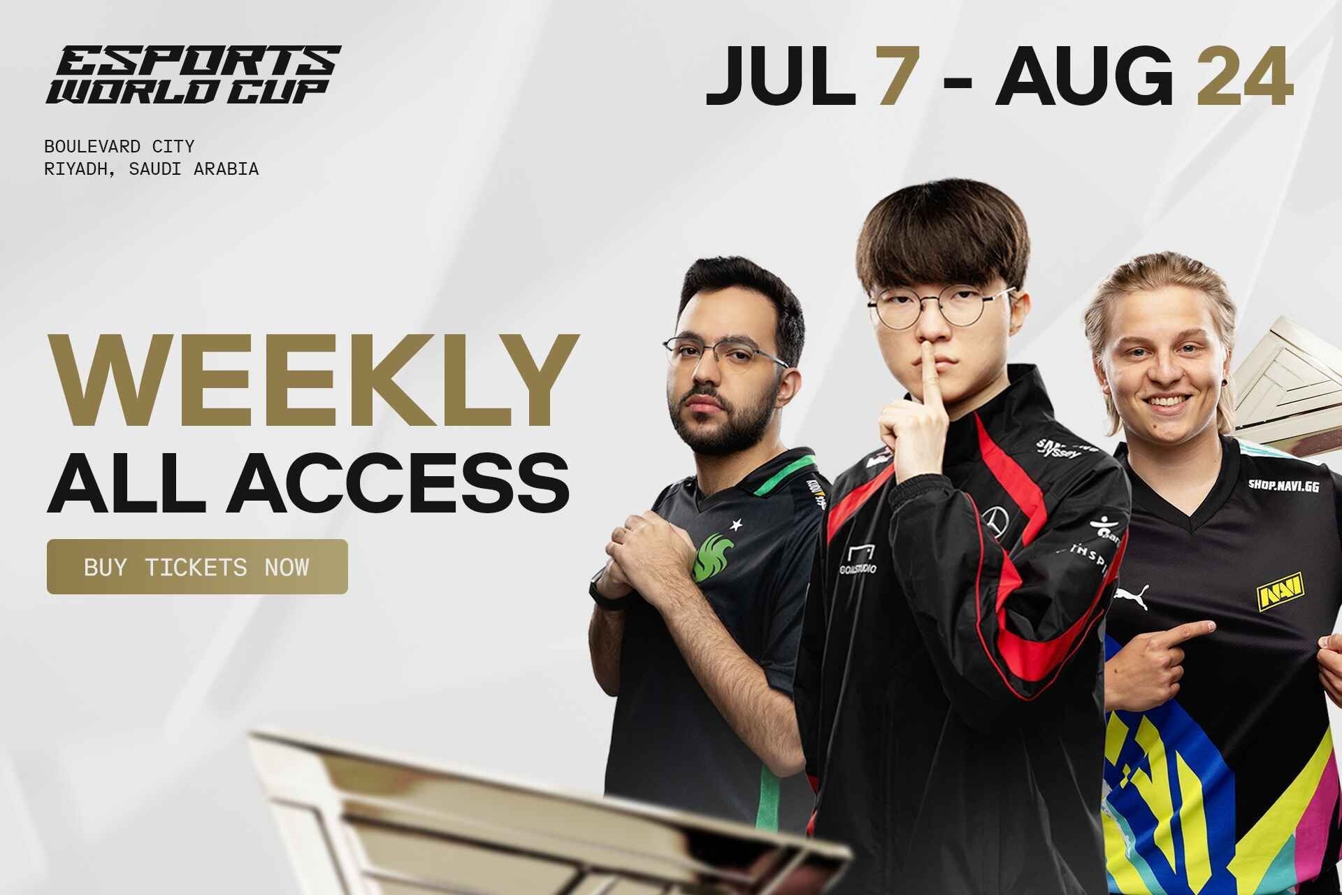 Weekly All Access Passes to EWC 2025 available to purchase!