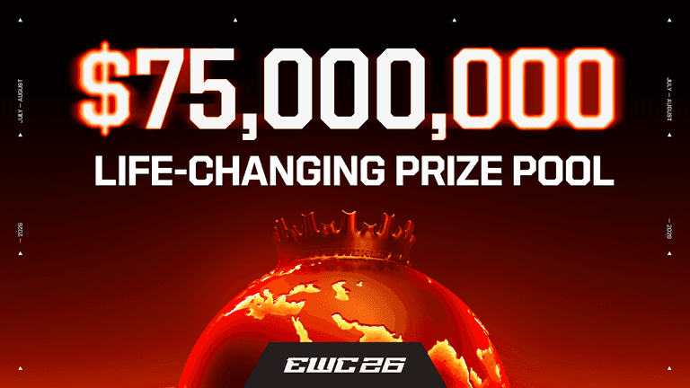 $75 Million Prize Poo and Schedule Announced for EWC26